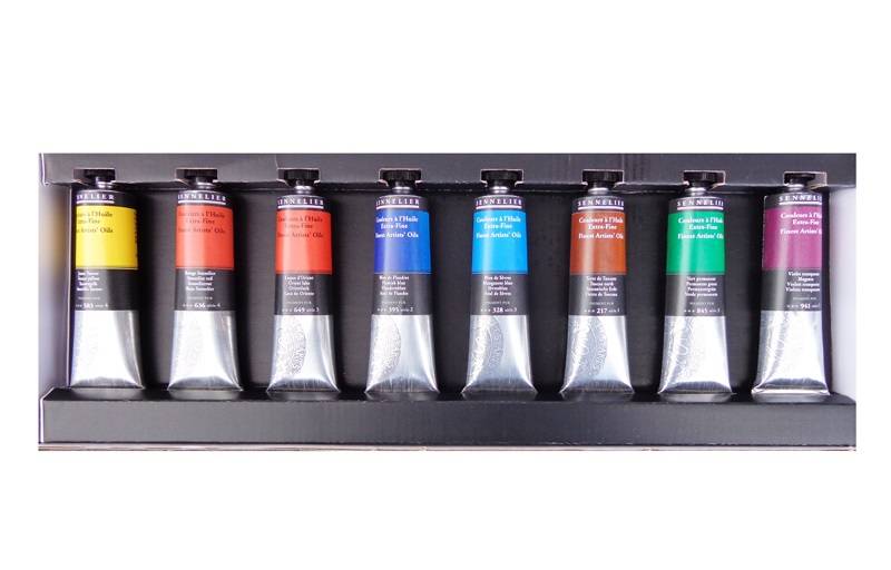 Artist olieverf 40 ml set 8 dlg | Sennelier | Gratis Verzending