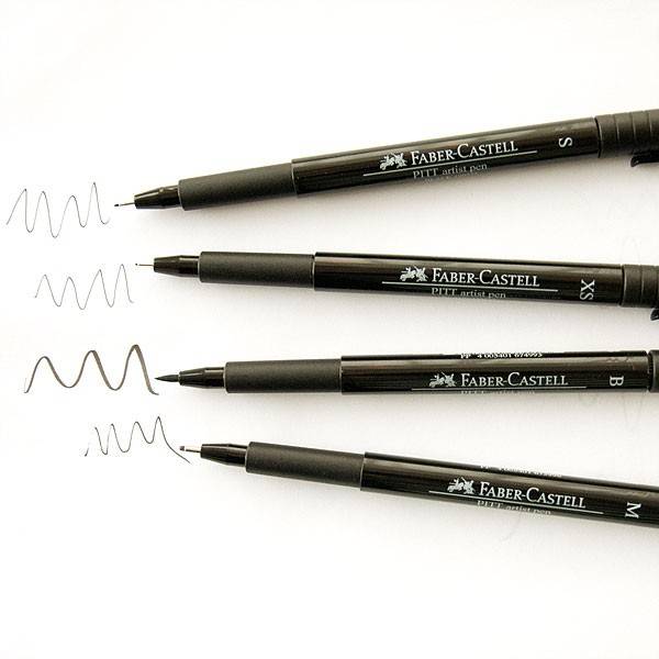 Pitt artist pen 199 zwart | Faber castell