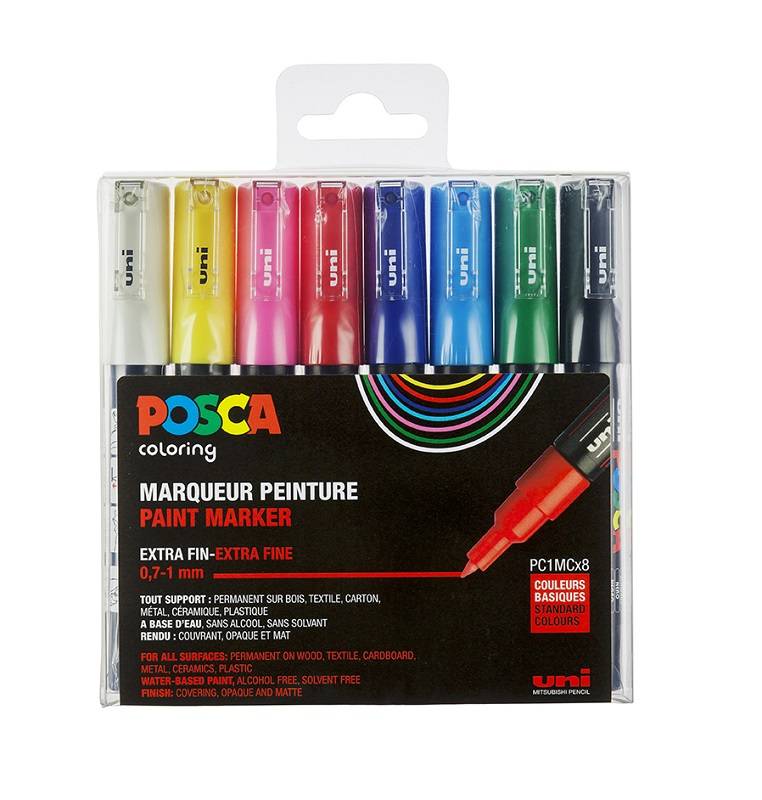 Posca set PC1MC/8A ASS18 | Uni