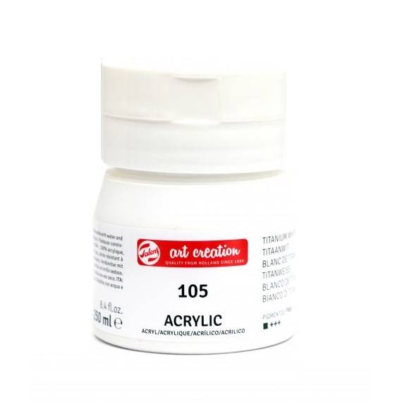 Artcreation acrylverf wit 250ml | Talens