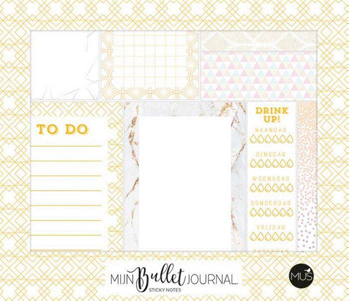 Bullet journal sticky notes | BBNC