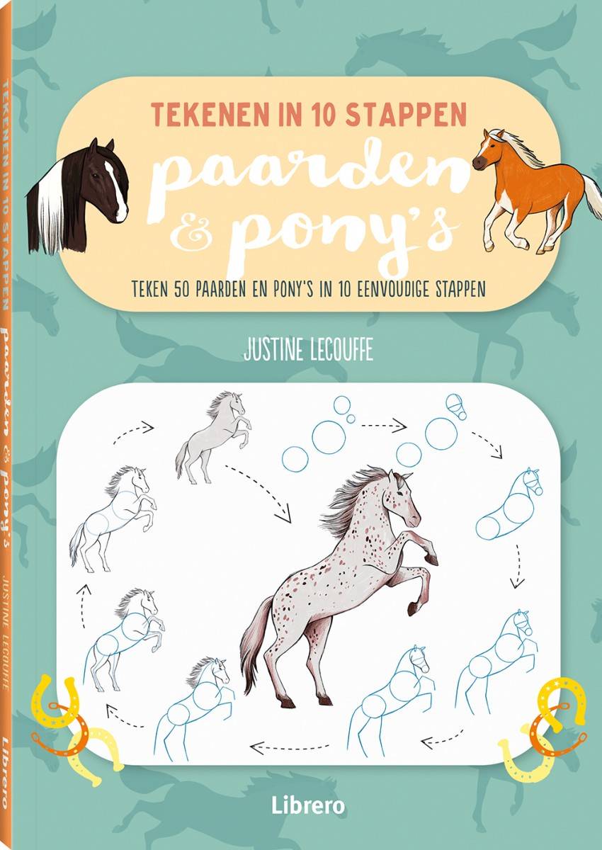 Tekenen in 10 stappen paarden | Librero
