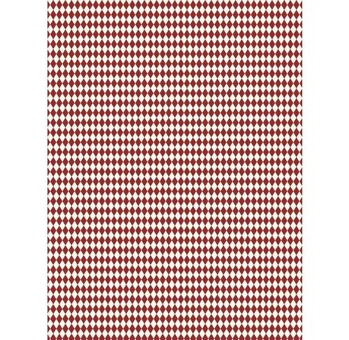 Papier rood/creme ruitjes fda738 | Decopatch